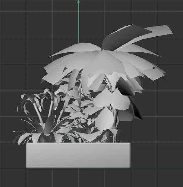 3D model Tropical Plants Low Poly VR / AR / low-poly | CGTrader