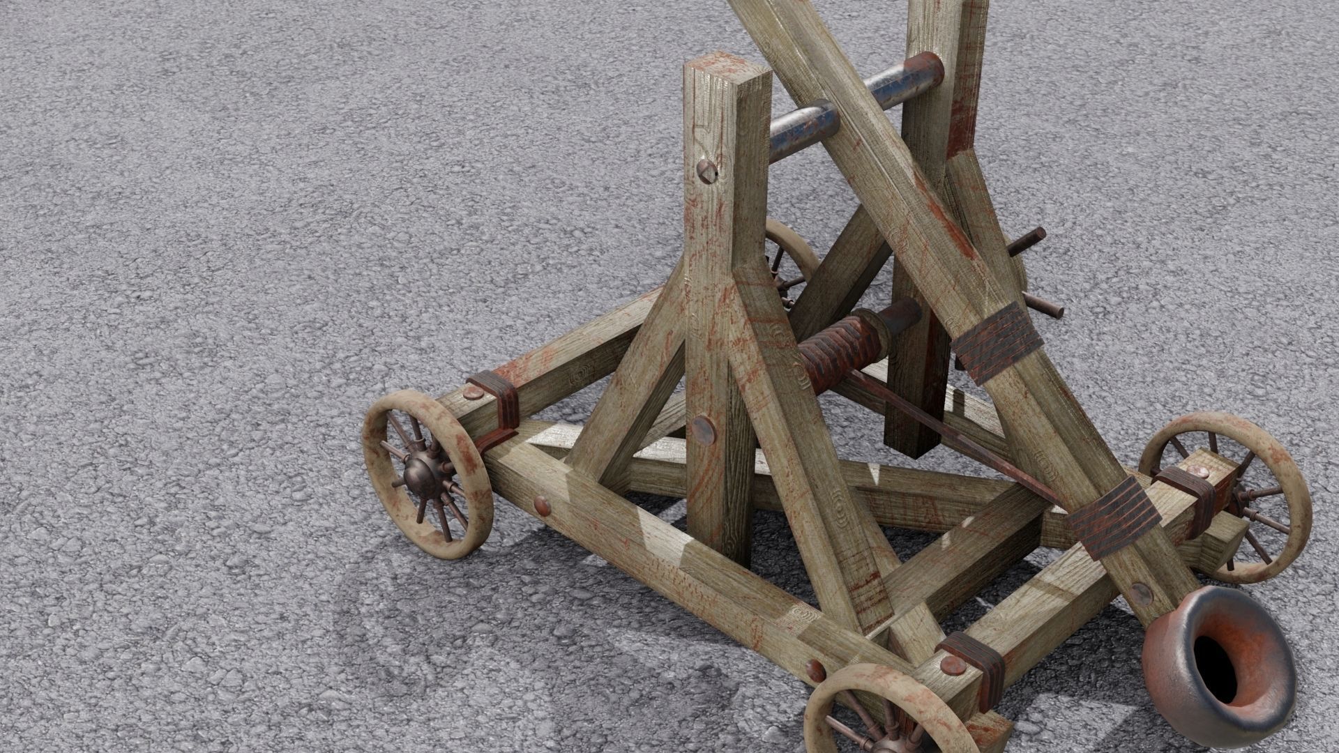 3D model Catapult 3D model VR / AR / low-poly | CGTrader