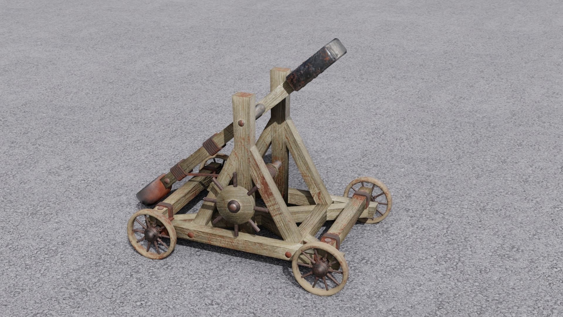 3D model Catapult 3D model VR / AR / low-poly | CGTrader