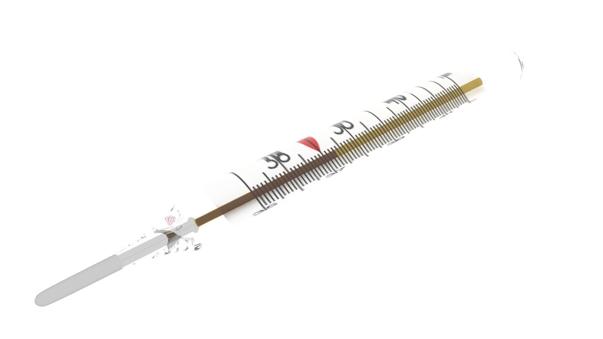Thermometer 3D model | CGTrader