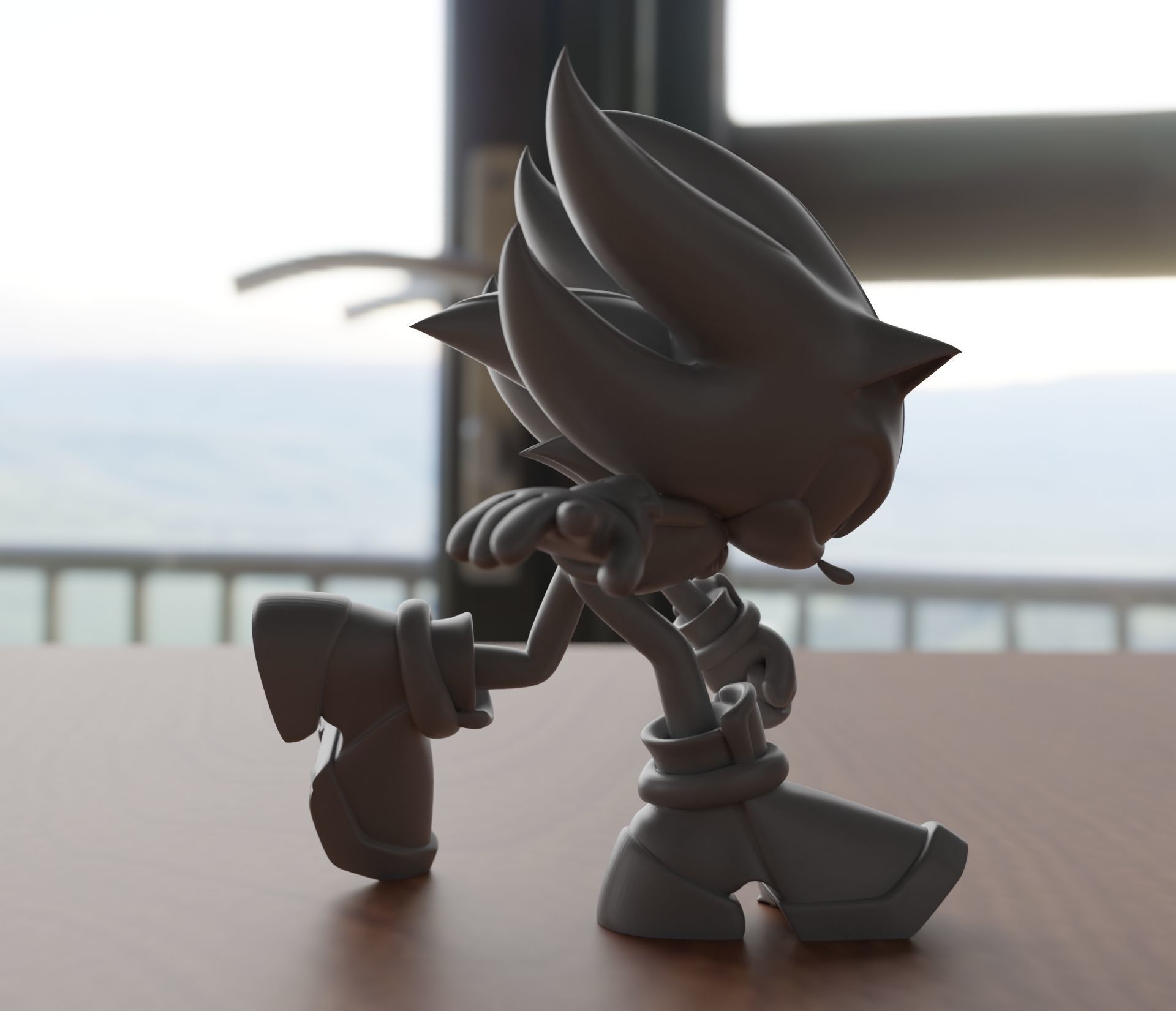 Shadow the Hedgehog 3D model 3D printable | CGTrader