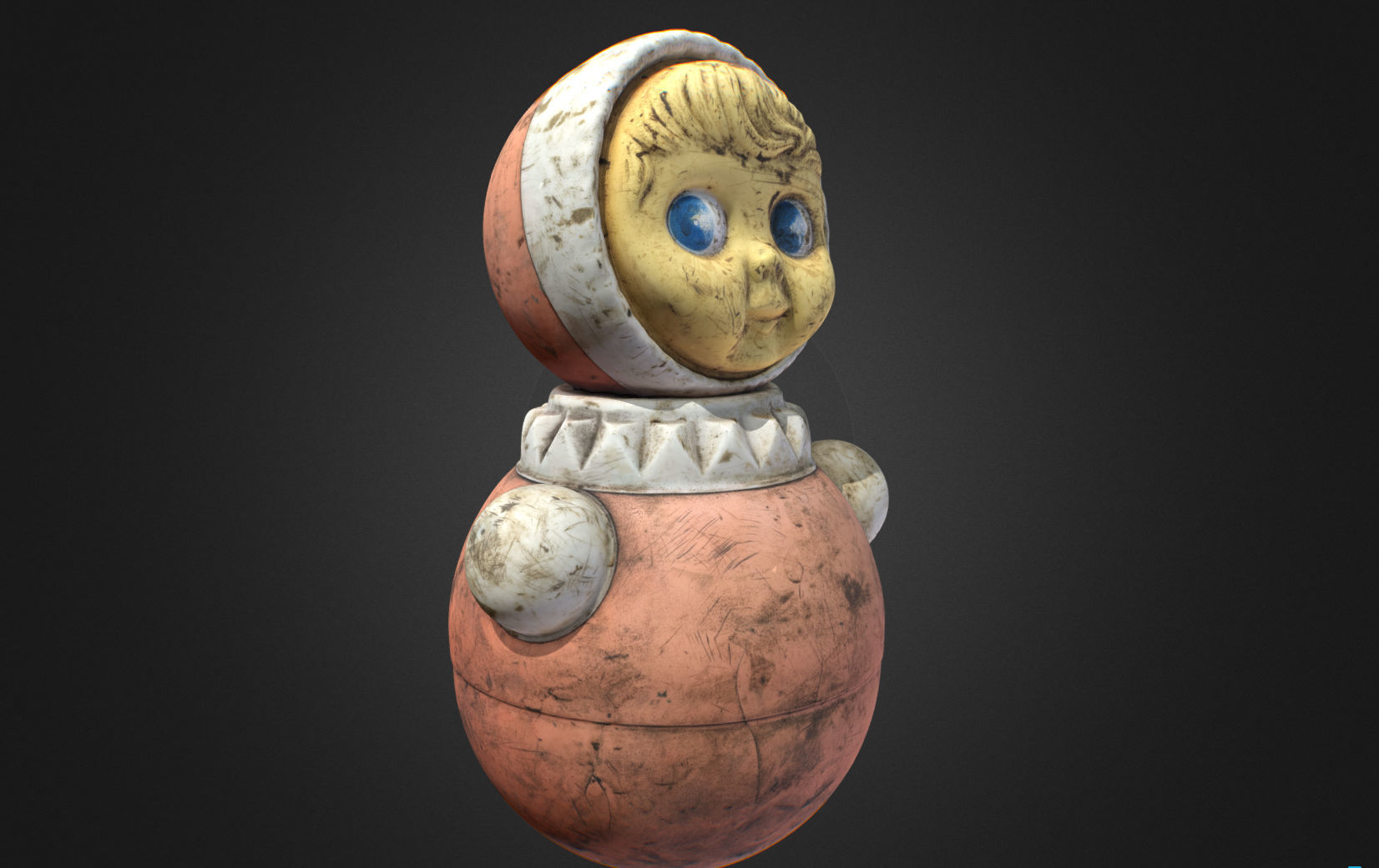 Roly-Poly Toy 3D model | CGTrader