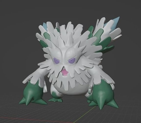Mega Abomasnow 3D model 3D printable | CGTrader
