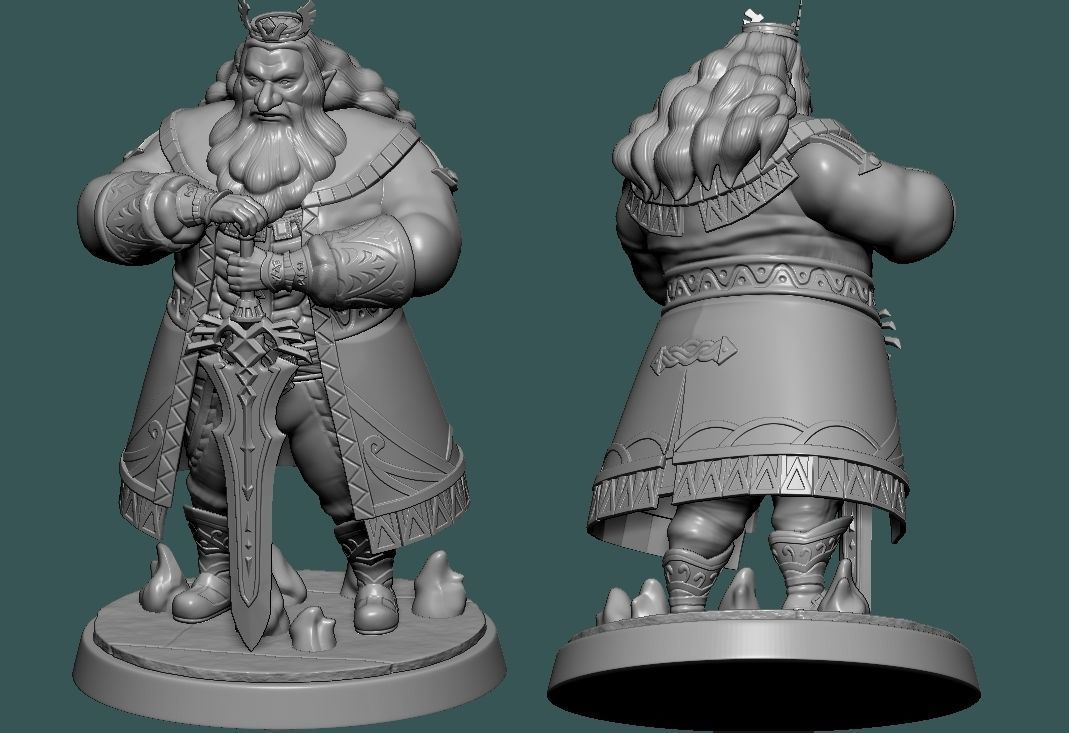 King Rhoam 3D Printable figure 3D model 3D printable | CGTrader