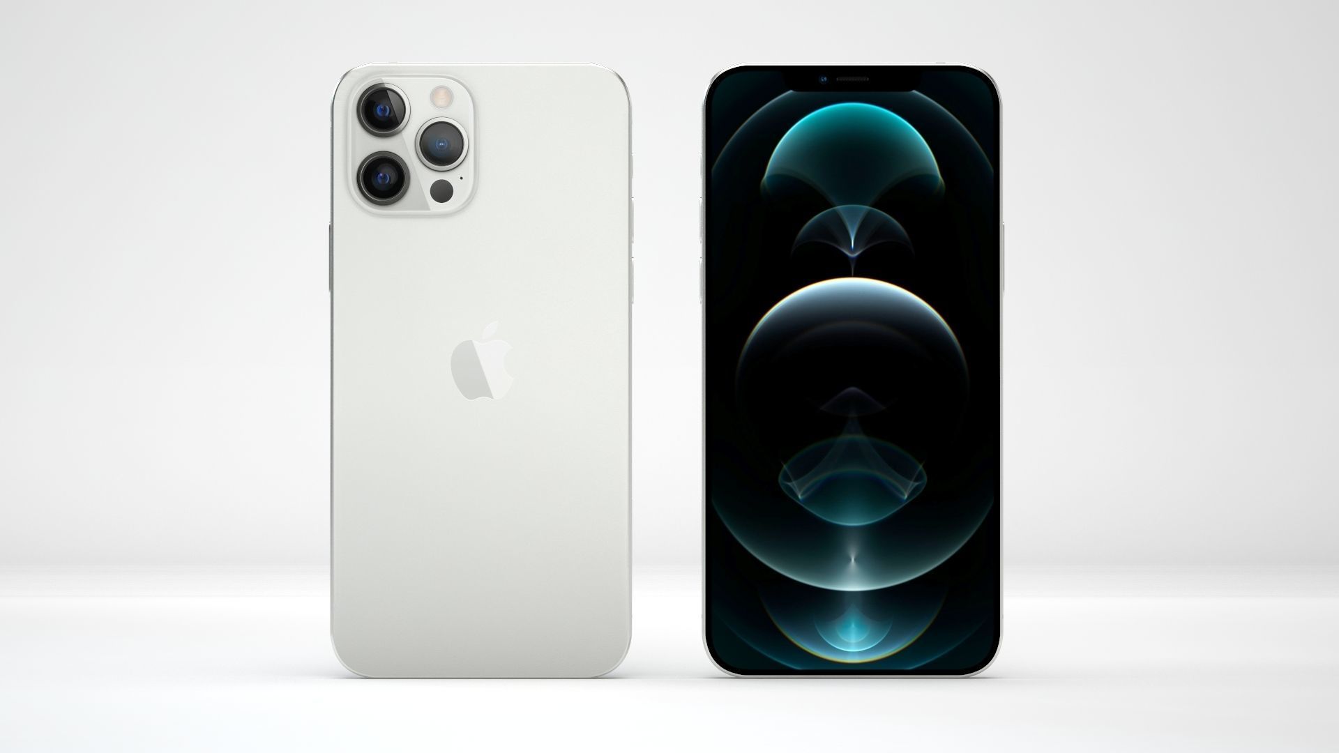 iPhone 12 Pro Max Silver 3D model | CGTrader