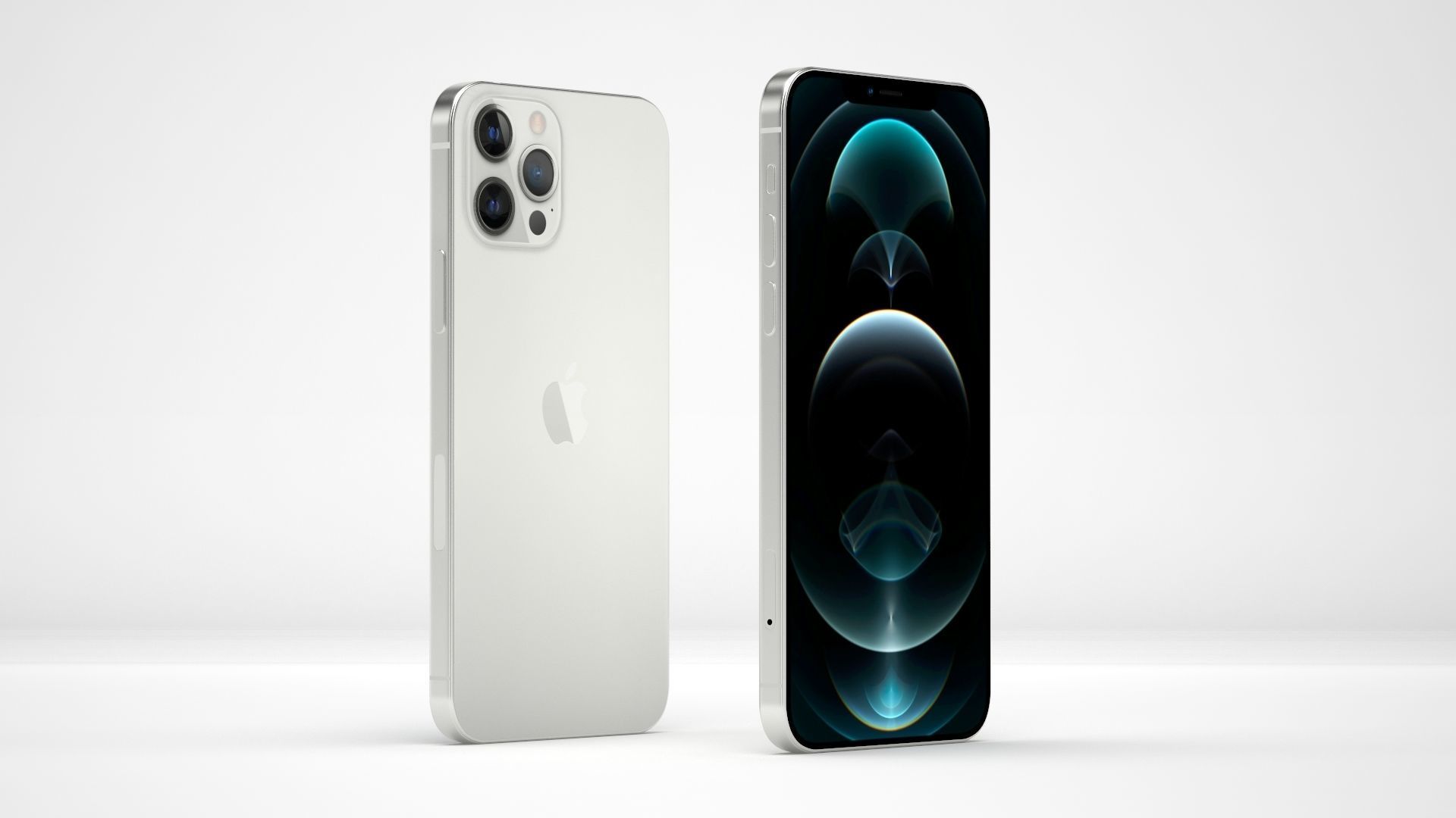 iPhone 12 Pro Max Silver 3D model | CGTrader