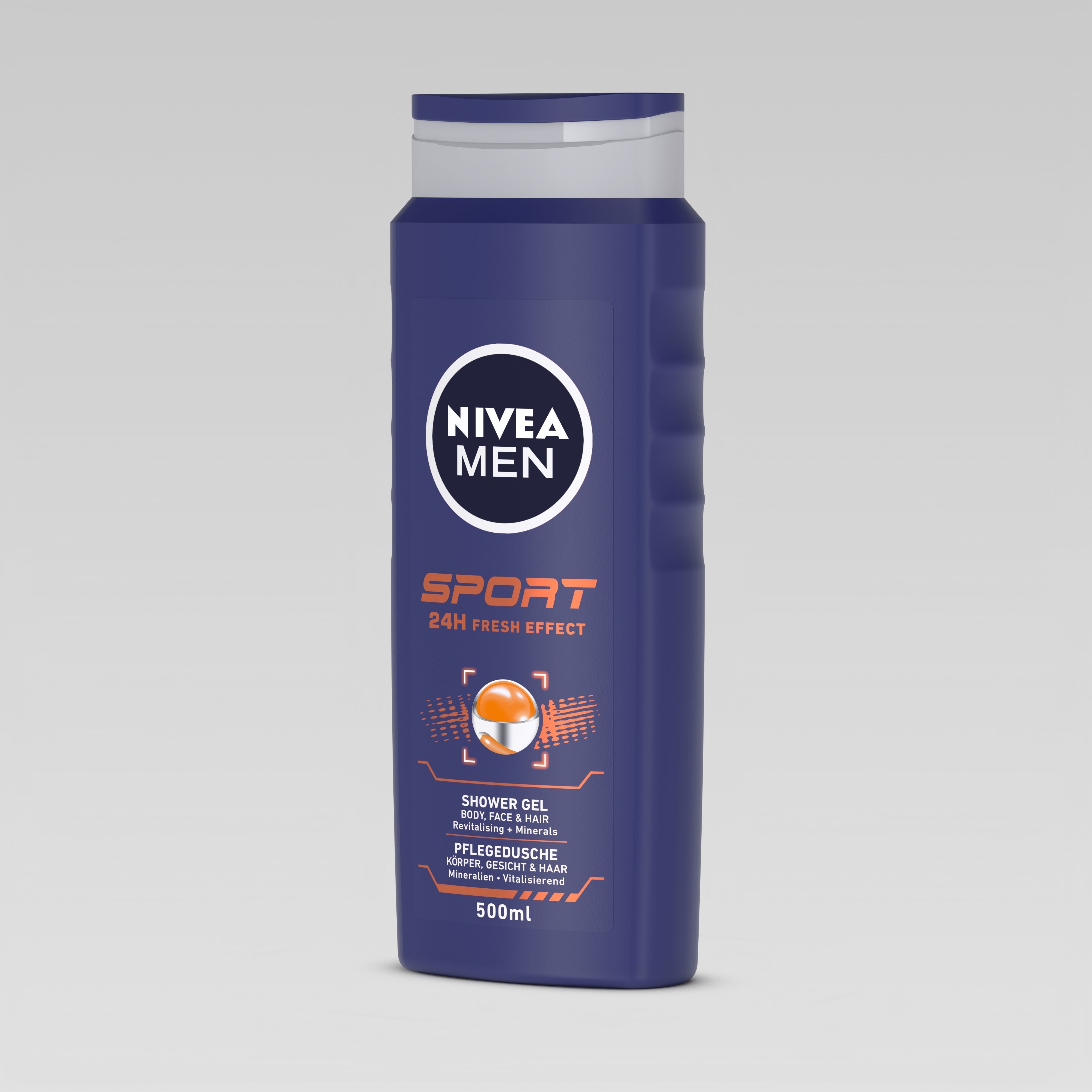 NIVEA MEN Sport 24h 500 ml 3D model | CGTrader