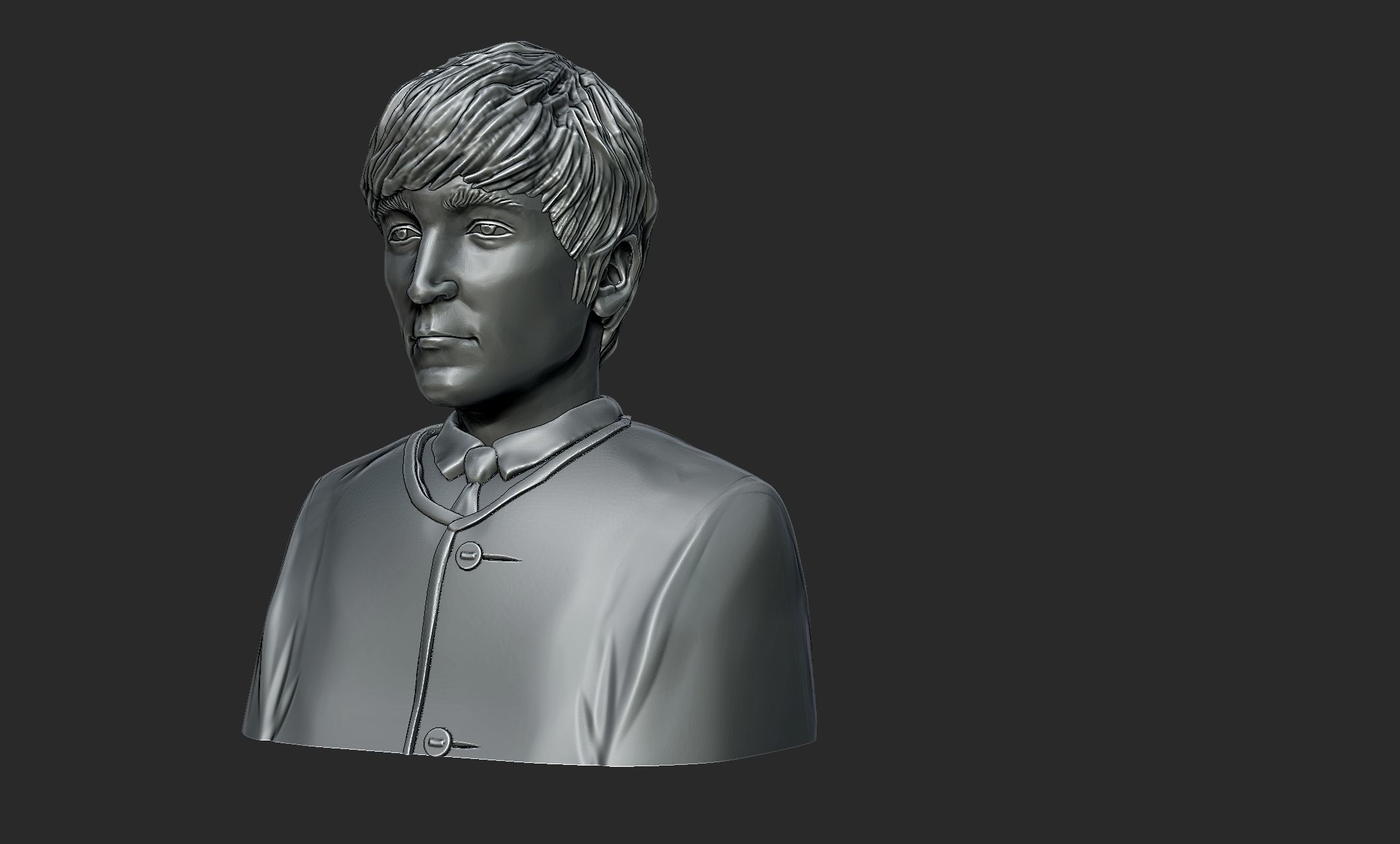 John Lennon 3D model 3D printable | CGTrader
