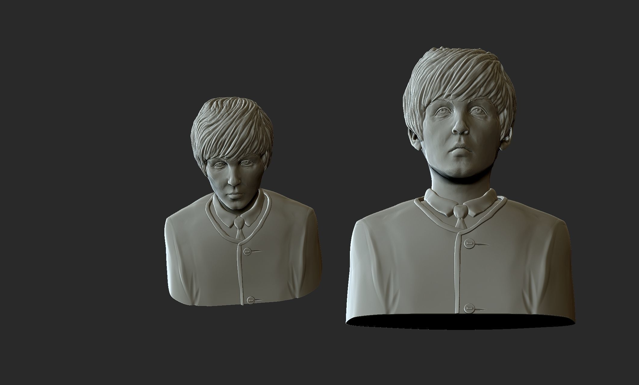 Paul McCartney 3D model 3D printable | CGTrader