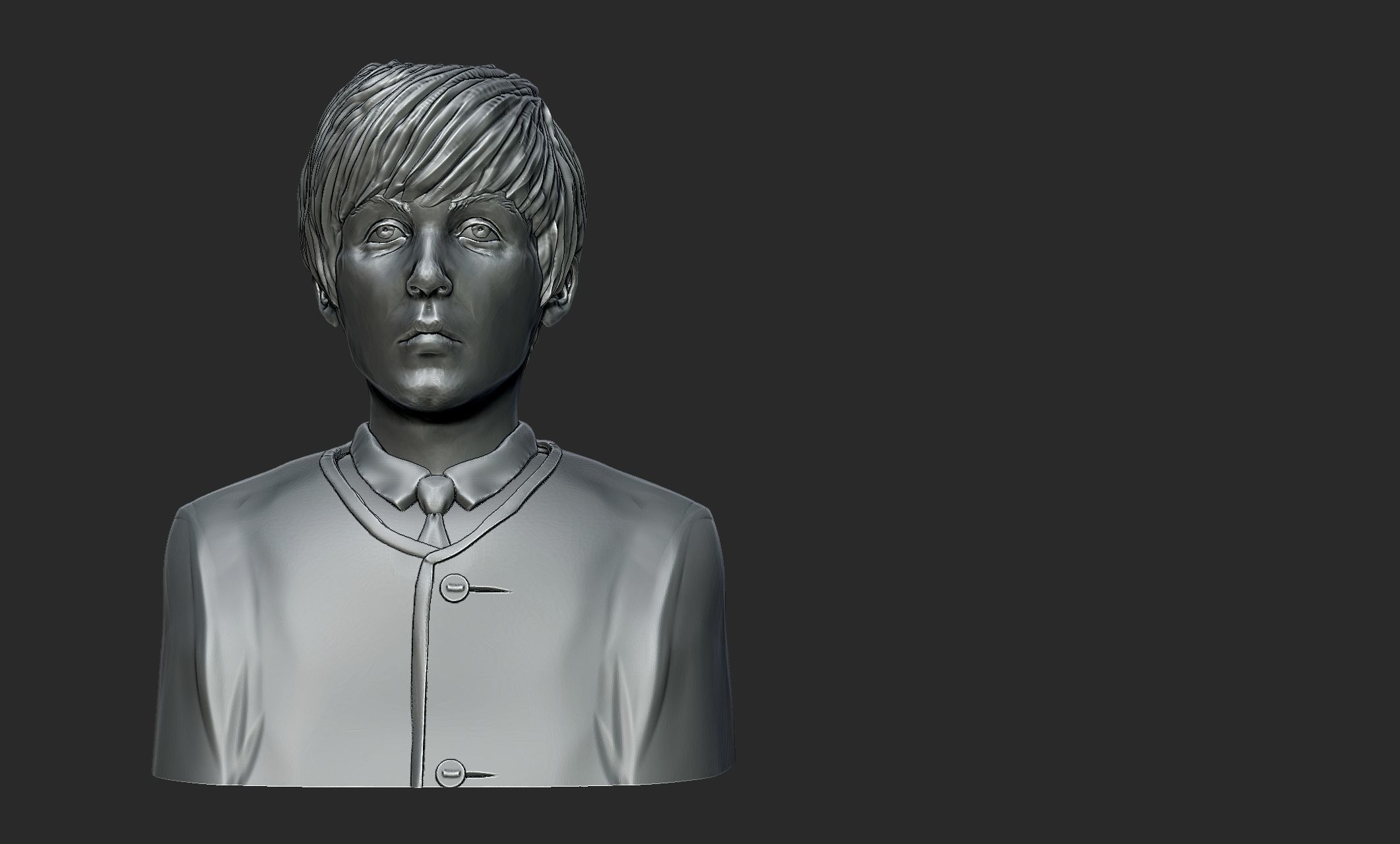 Paul McCartney 3D model 3D printable | CGTrader