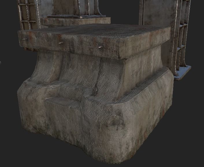 3D model Mech Pillar VR / AR / low-poly | CGTrader