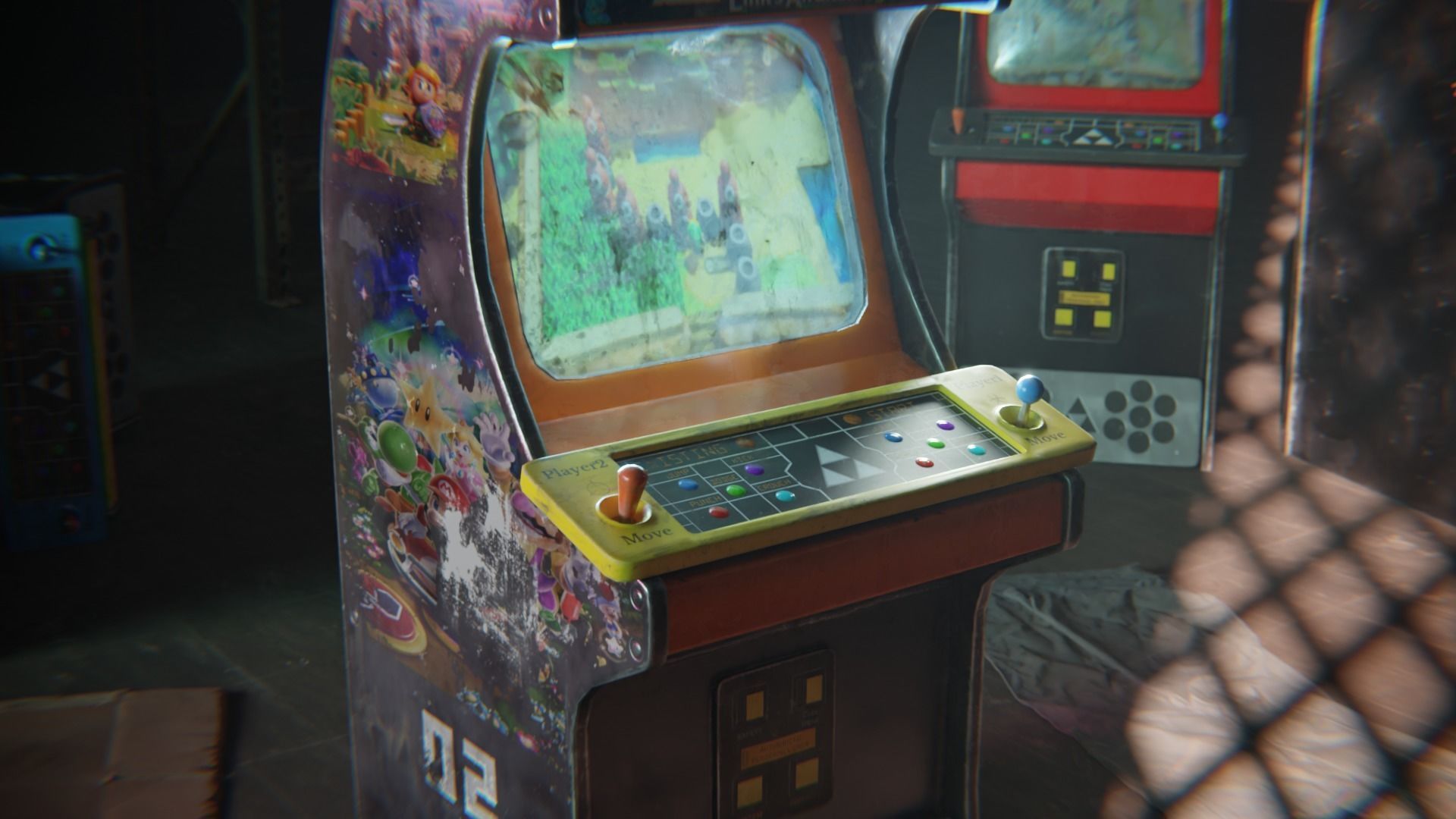 3D model 3D Arcade Cabinet VR / AR / low-poly | CGTrader