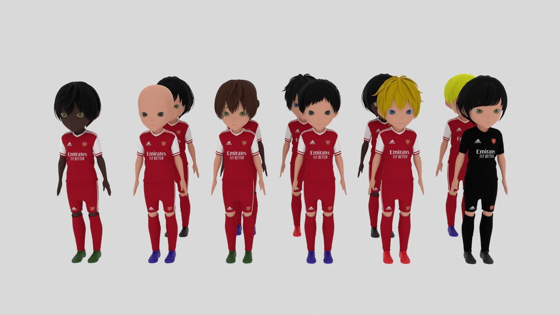 3D model Arsenal FC Soccer - Football Team VR / AR / low-poly | CGTrader