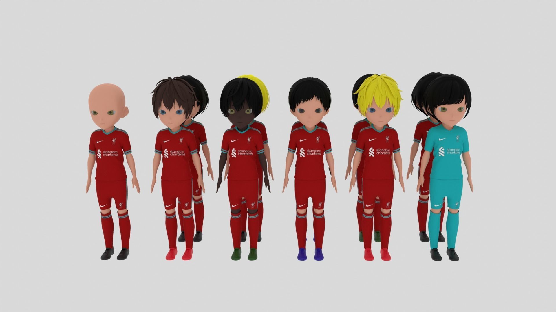 3D model Liverpool Soccer - Football Team VR / AR / low-poly | CGTrader