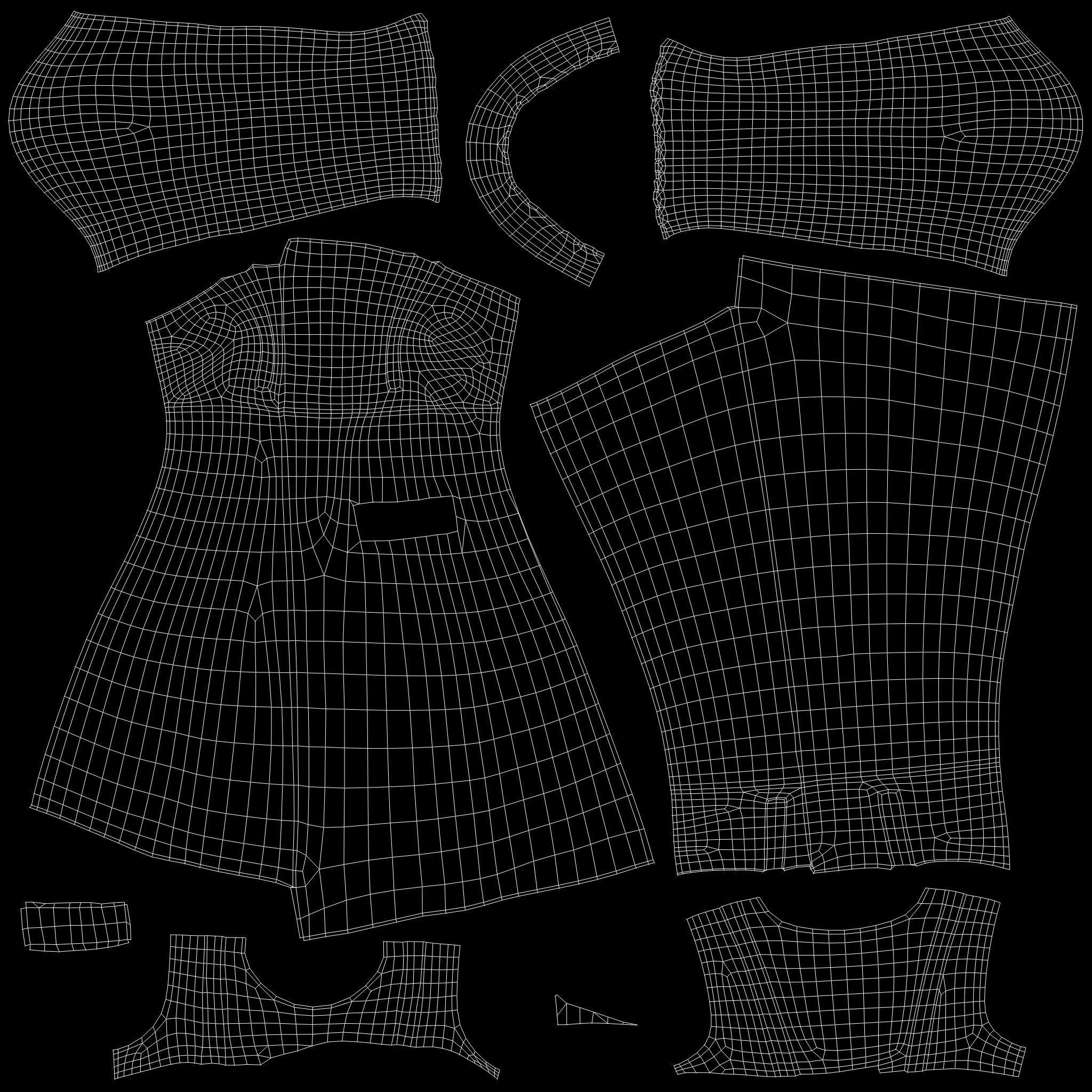 3D model Color Panel Strappy A-line Dress VR / AR / low-poly | CGTrader