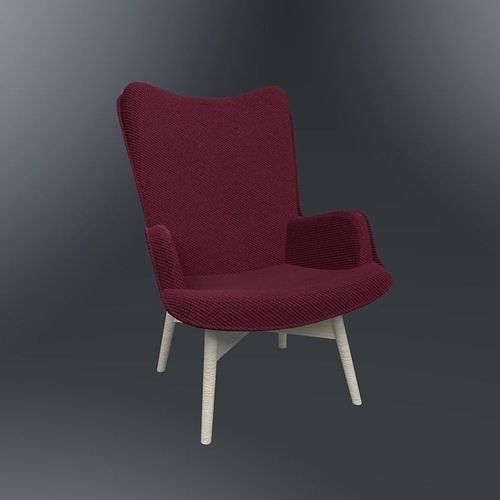 Armchair Fracis 3D model | CGTrader
