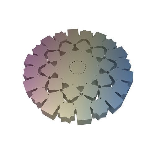 3D model Fractal Model V1 003 VR / AR / low-poly | CGTrader