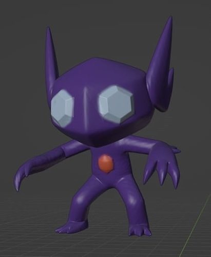 Sableye 3D model 3D printable | CGTrader
