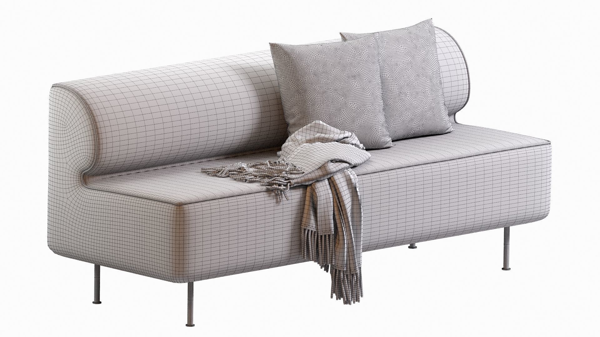 Eave Dining Sofa 3D model | CGTrader