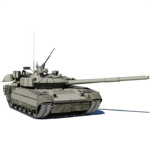 T-80 BVM 3D model animated | CGTrader