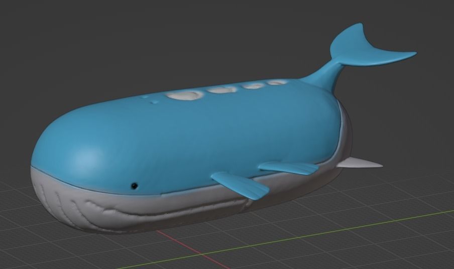 Wailord 3D model 3D printable | CGTrader
