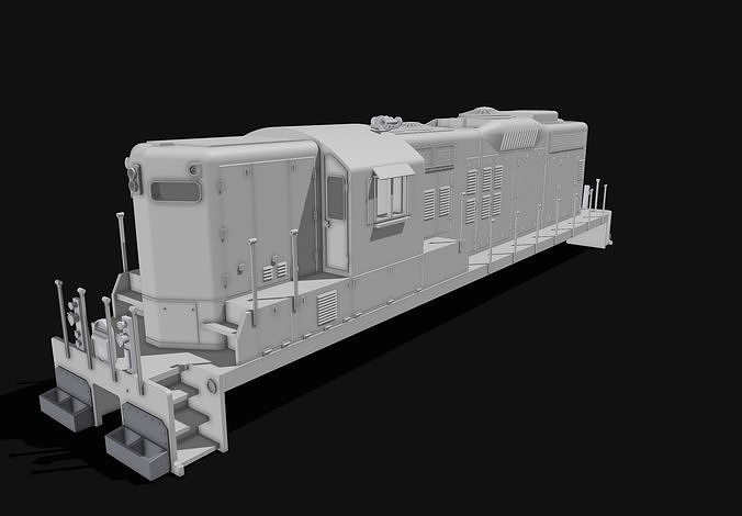 EMD GP9 Stepfile-Print 3D model 3D printable | CGTrader