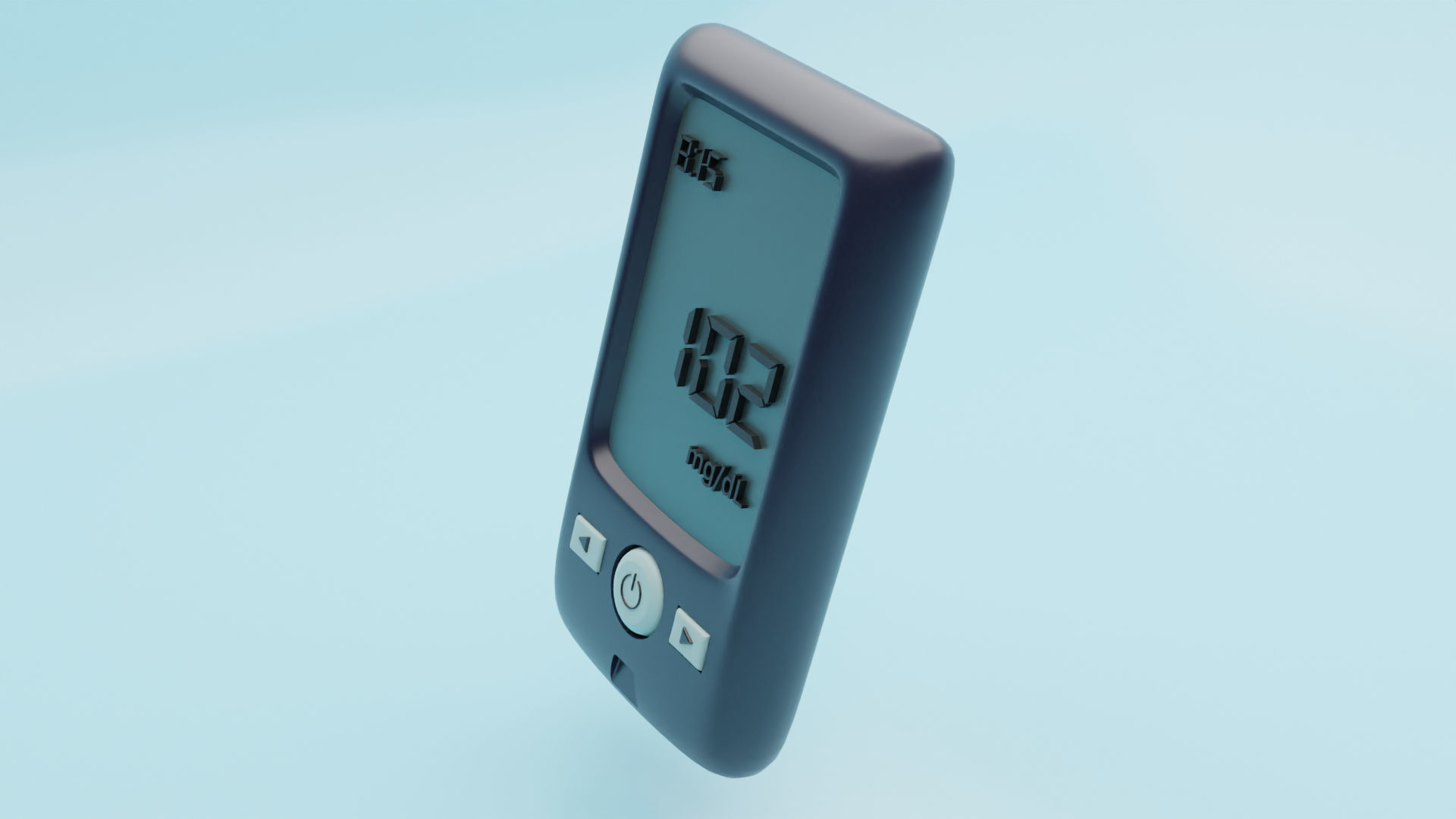 Blood Glucose monitor 3D model | CGTrader