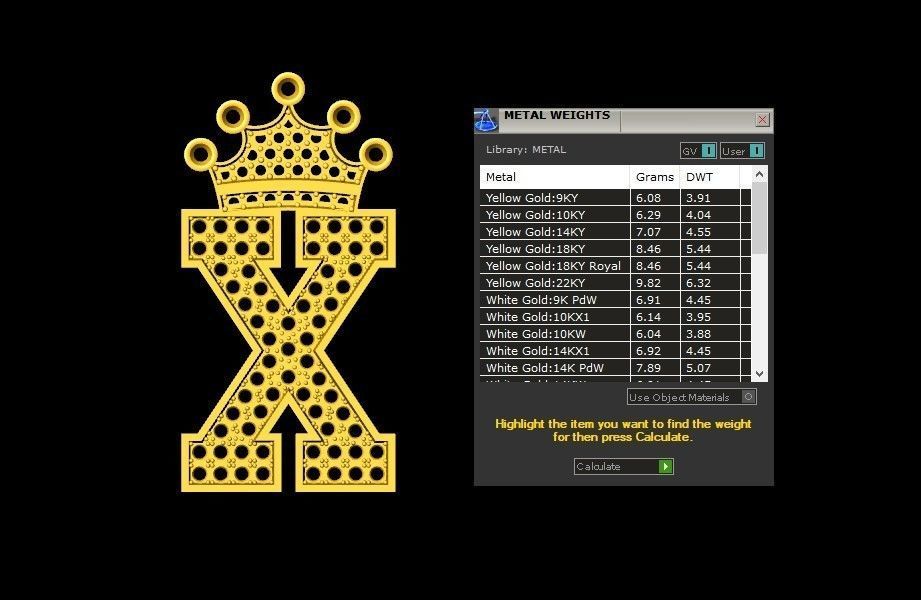 Alphabet Version 1 Letter X 3D model 3D printable | CGTrader
