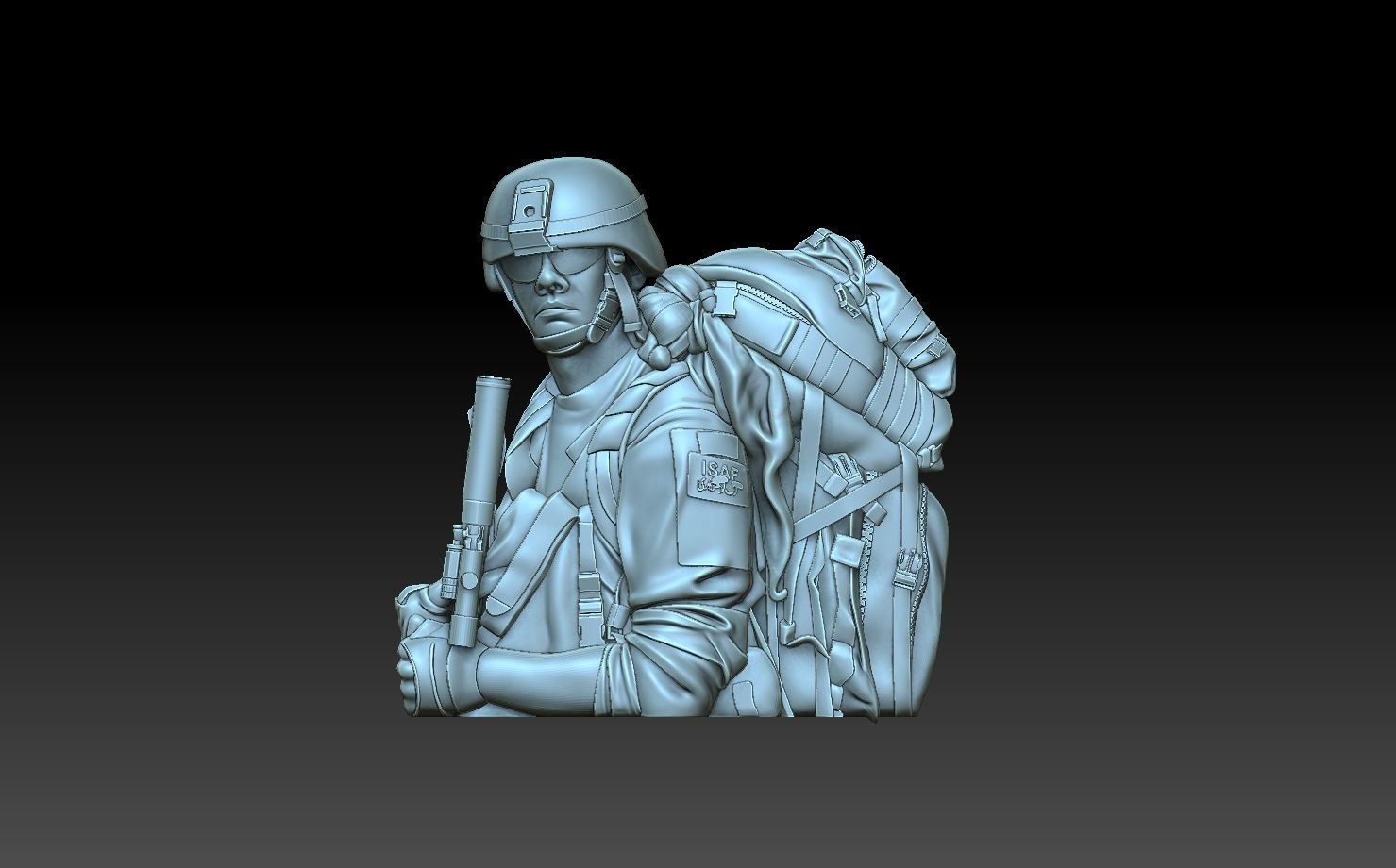 Soldier 3D model 3D printable | CGTrader