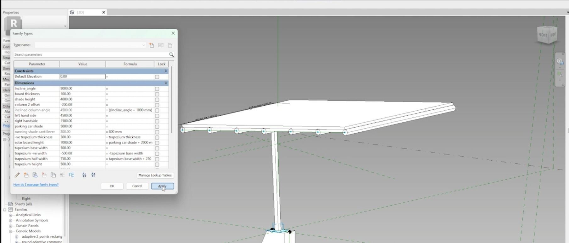 Parametric Shading Structure 3D model | CGTrader