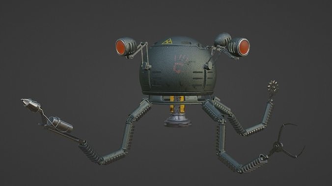 Mr Handy from Fallout 3D model | CGTrader