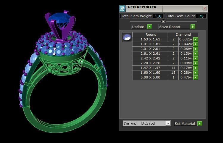 Rings 3D model 3D printable | CGTrader