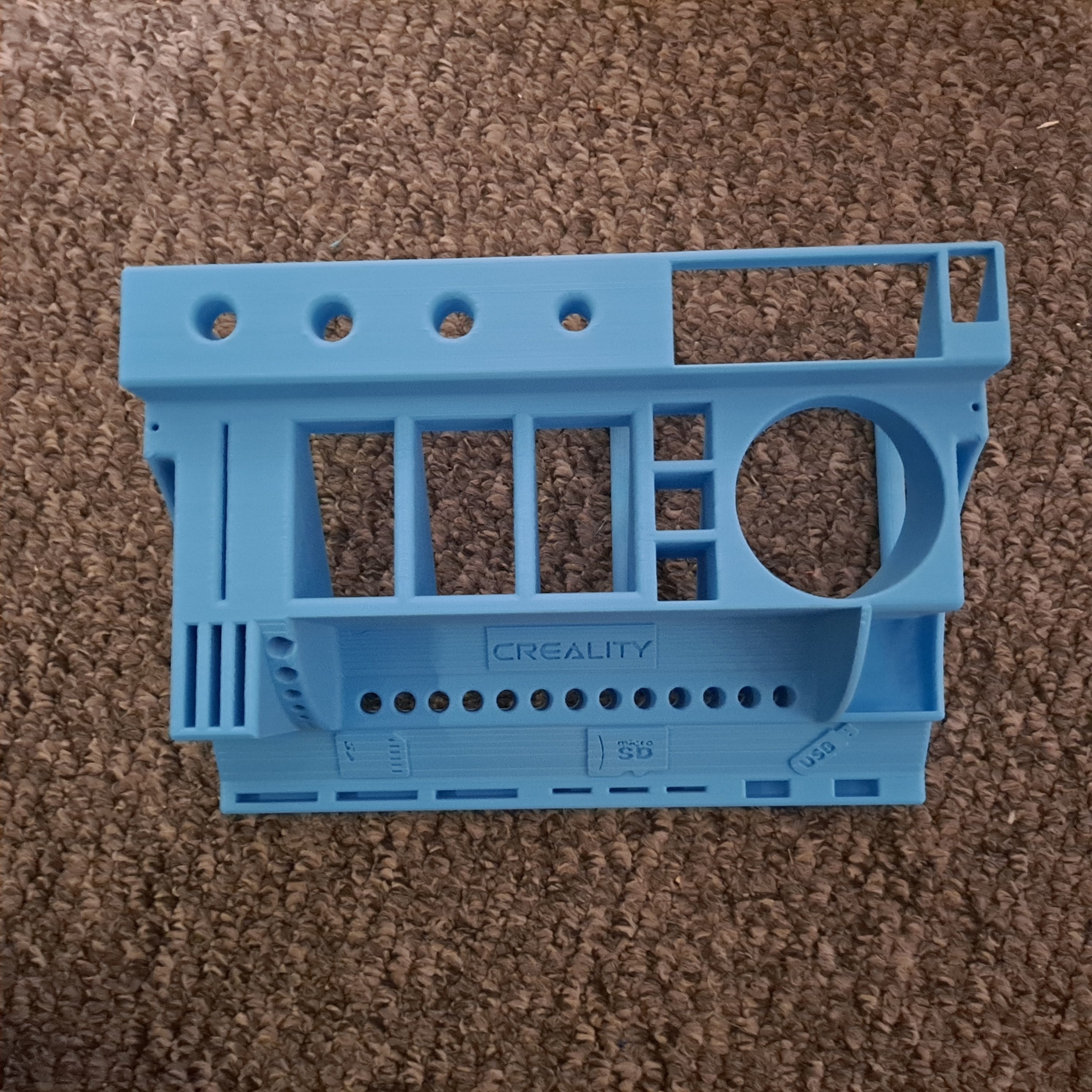 3D PRINT ORGANIZER SUPPORTLESS TOOL STATION CREALITY ULTIMAKER 3D model ...