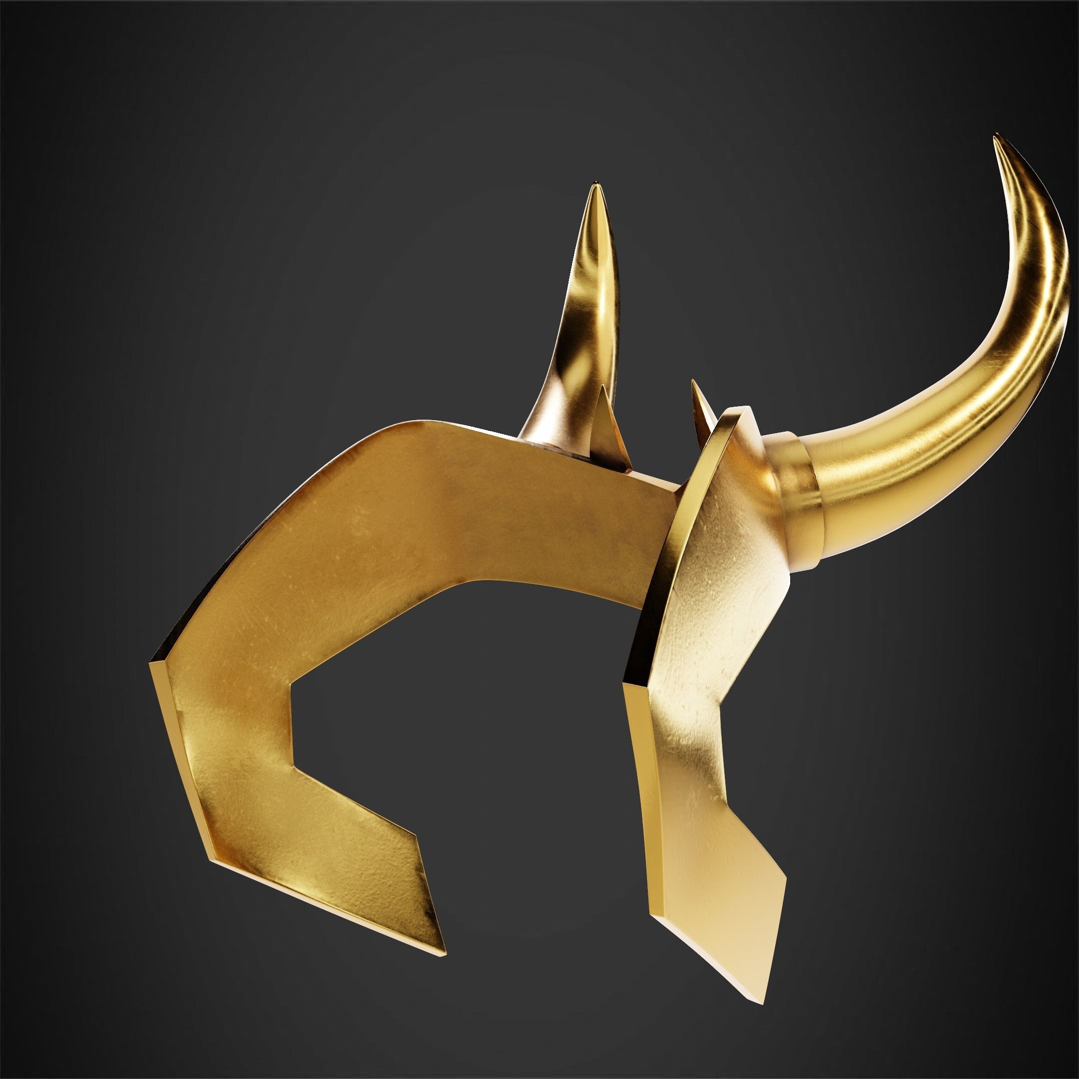 Loki Crown for Cosplay 3D model 3D printable | CGTrader