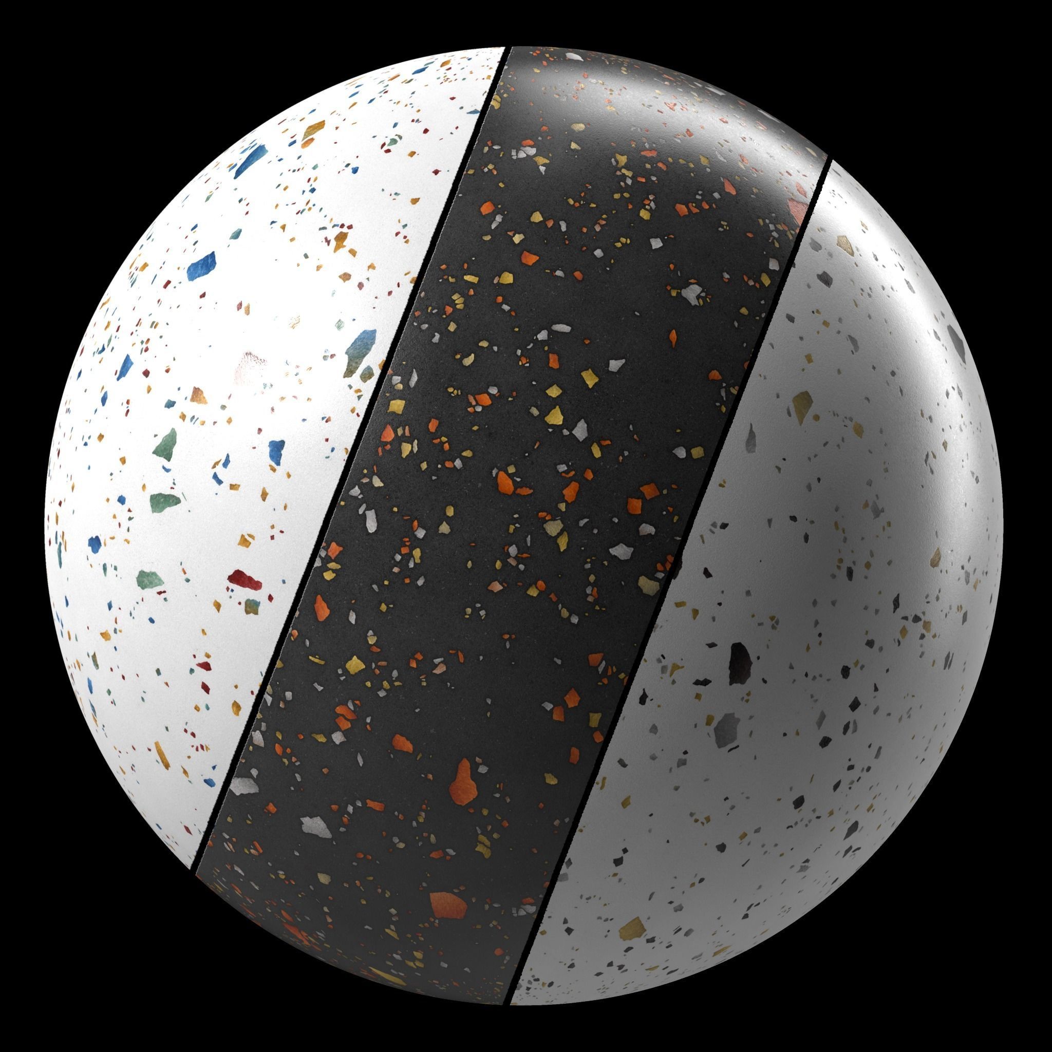 Texture Terrazzo Materials 12- Pbr 4k Seamless VR / AR / low-poly ...