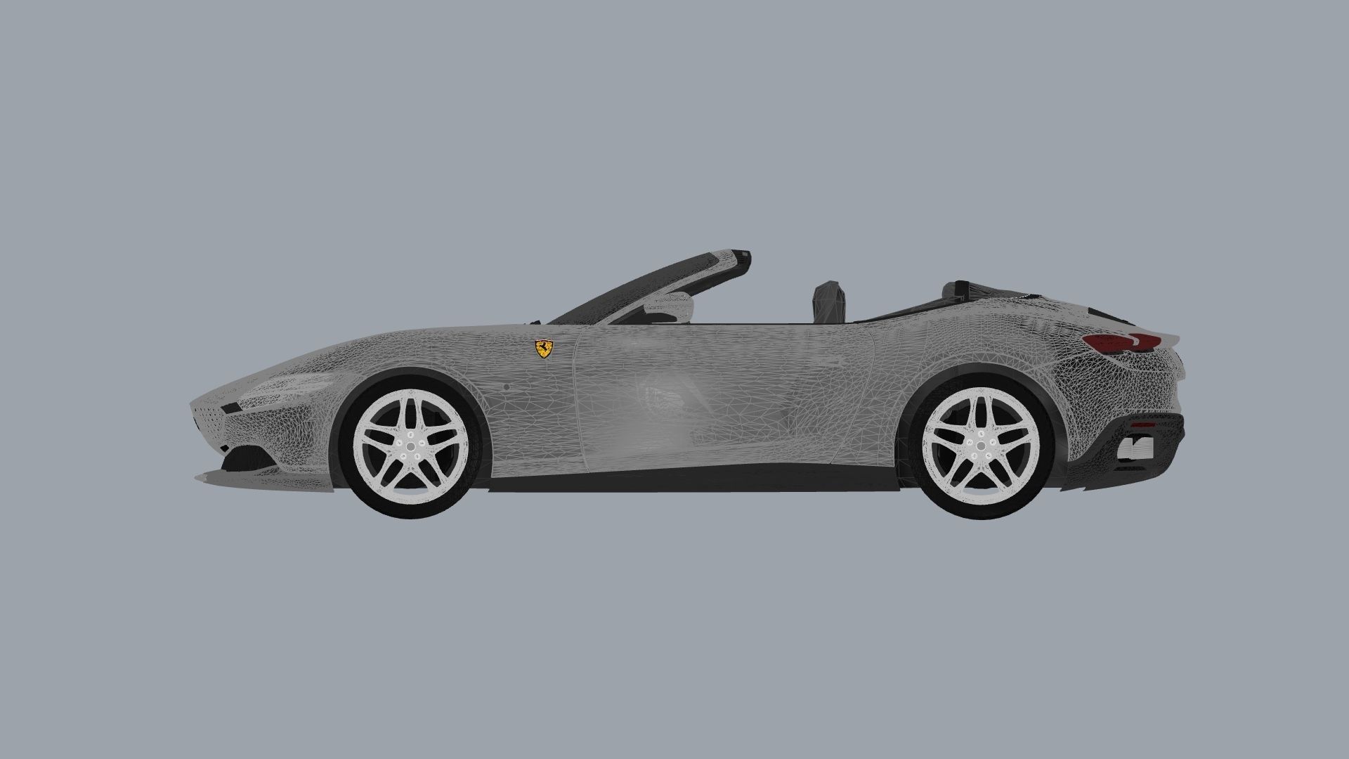 Ferrari Roma Spider 2024 3D model | CGTrader