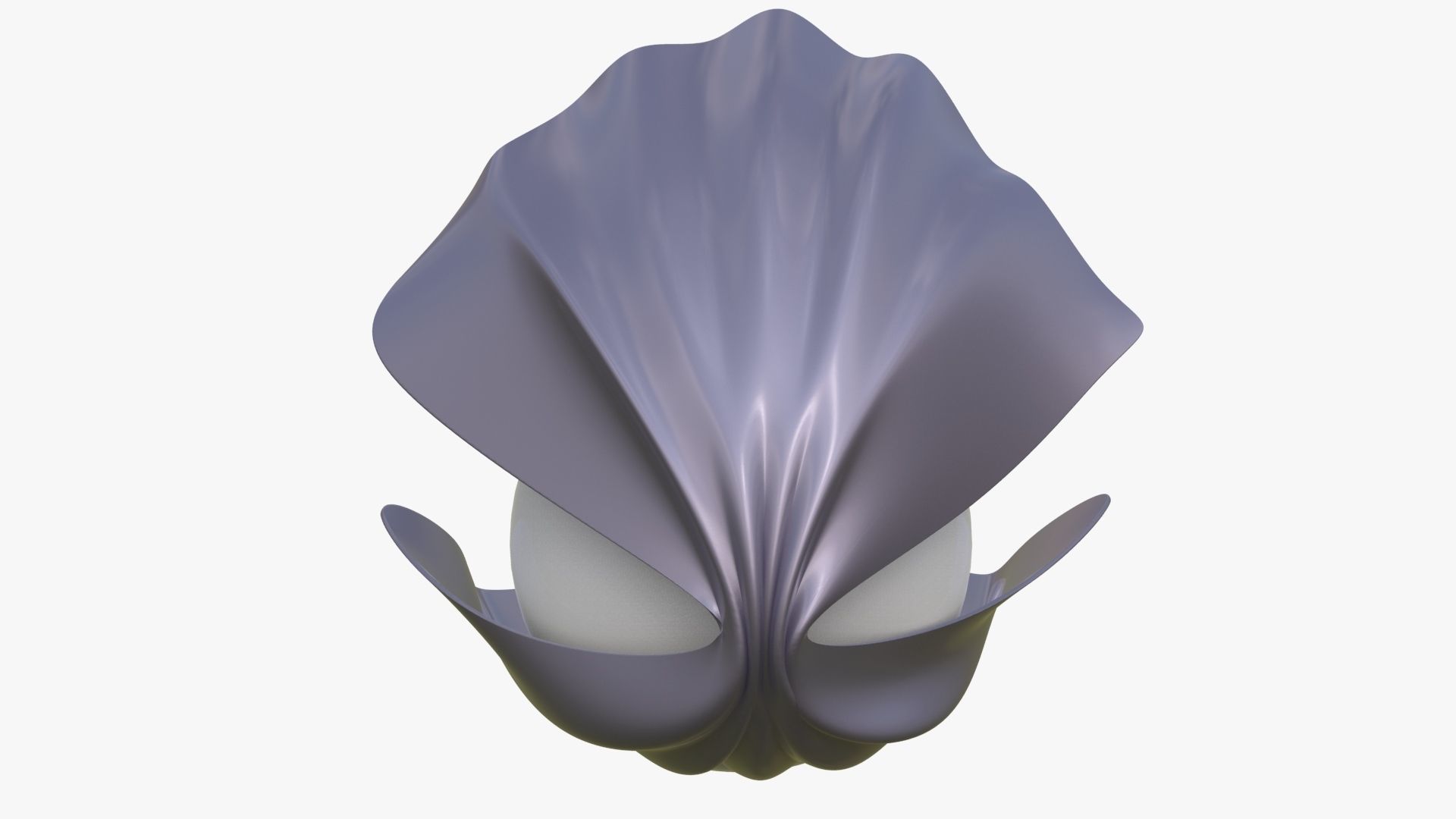 Oyster Shell with Pearl 3D model 3D printable | CGTrader