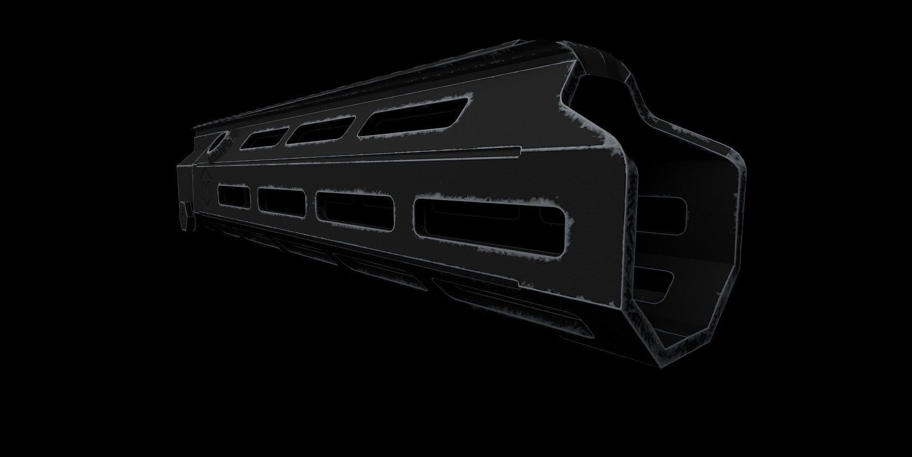 3D model MAXIM DEFENSE HK416 M-SLOT HANDGUARD VR / AR / low-poly | CGTrader