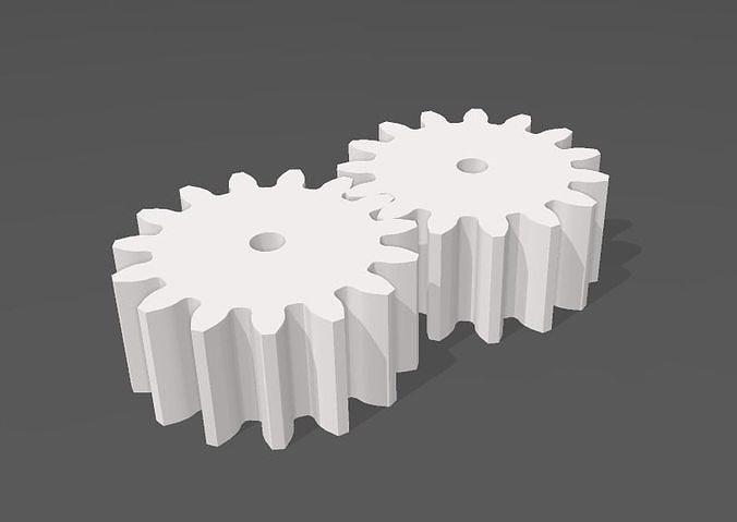 4M T15 TOOTH SPUR GEAR 30MM THICKNESS 3D model 3D printable | CGTrader