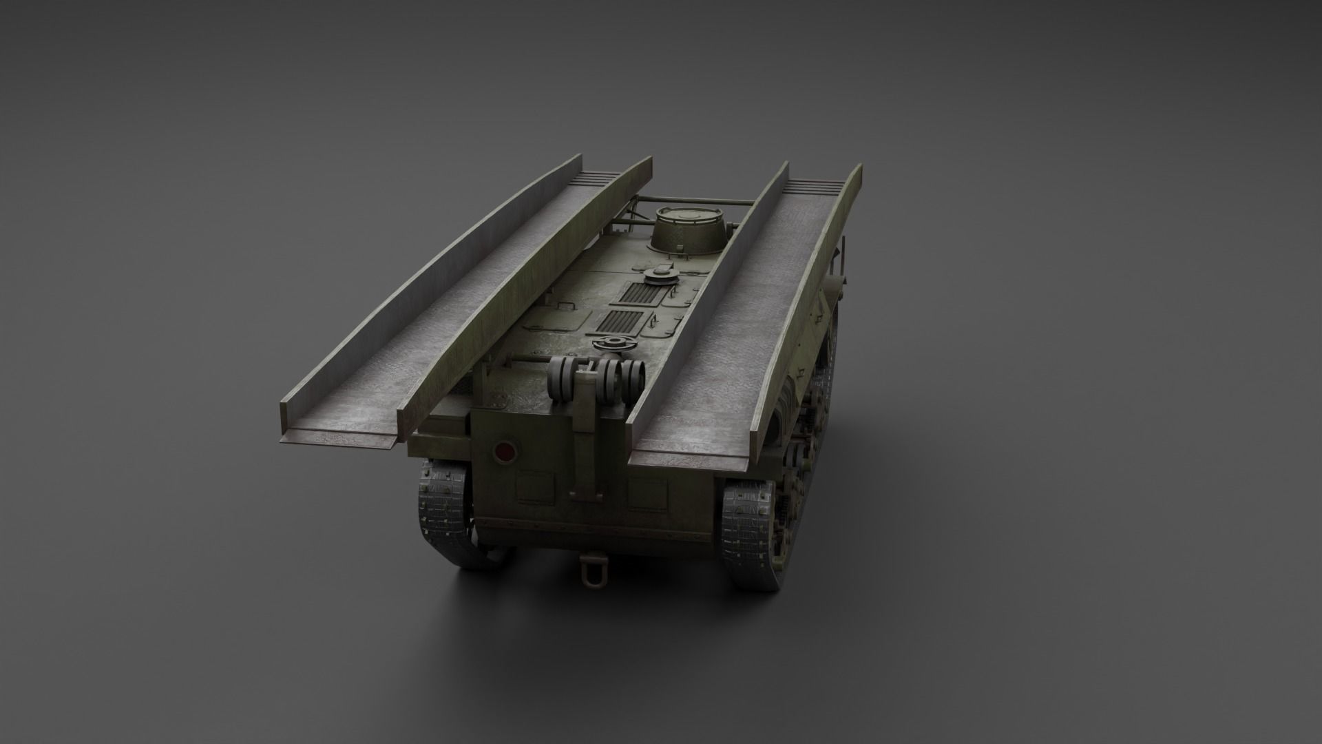 3D model Soko Sagyo Ki Armoured Engineering Vehicle VR / AR / low-poly ...