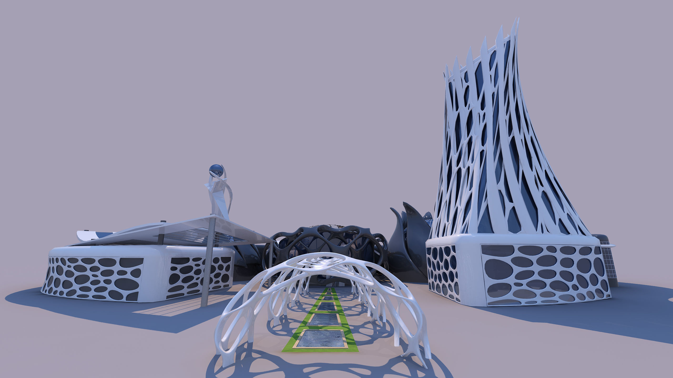 0151 - Nanotechnology Research Center Building 3D model | CGTrader