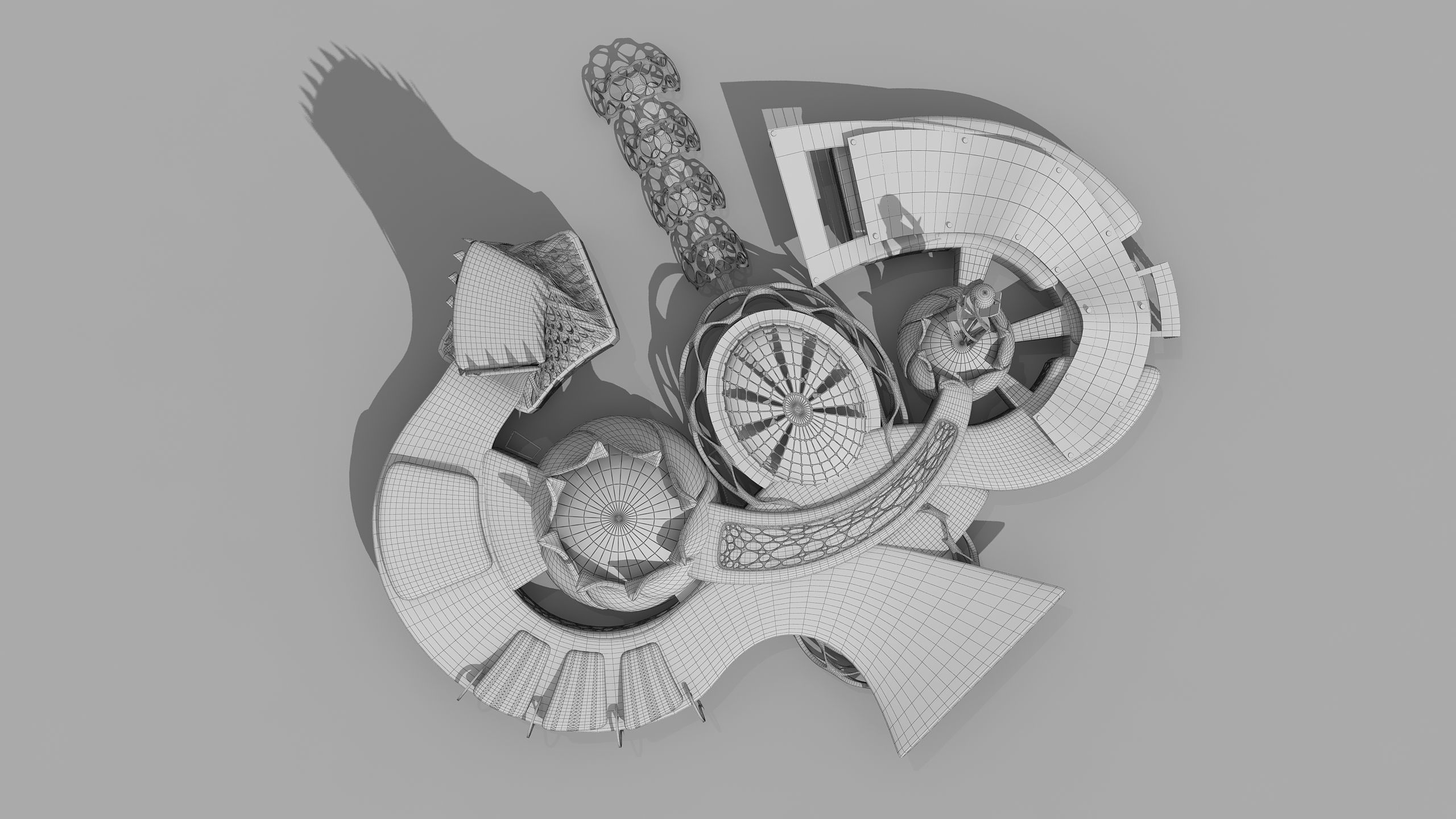 0151 - Nanotechnology Research Center Building 3D model | CGTrader