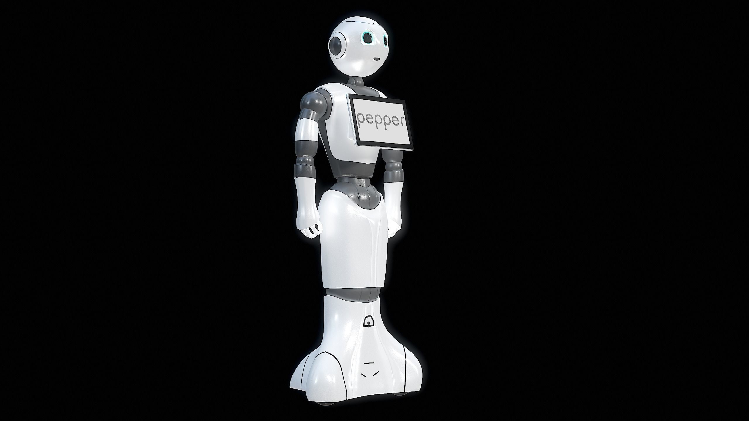 3D model Robot Pepper PBR Gameready VR / AR / low-poly | CGTrader