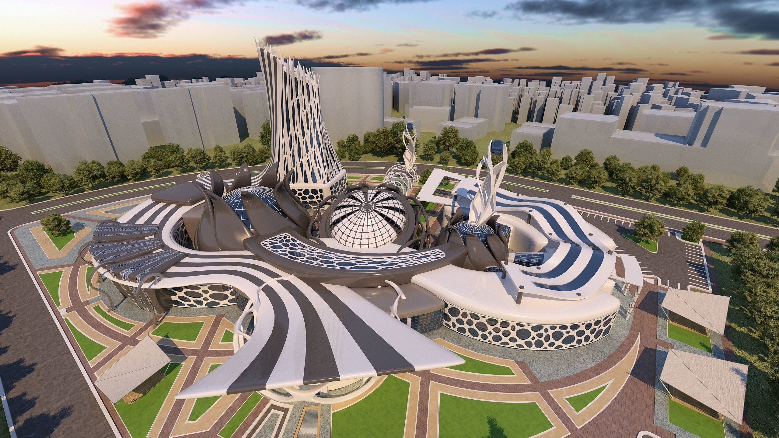 0150 - Nanotechnology Research Center - 2D Drawings-3D Files 3D model ...