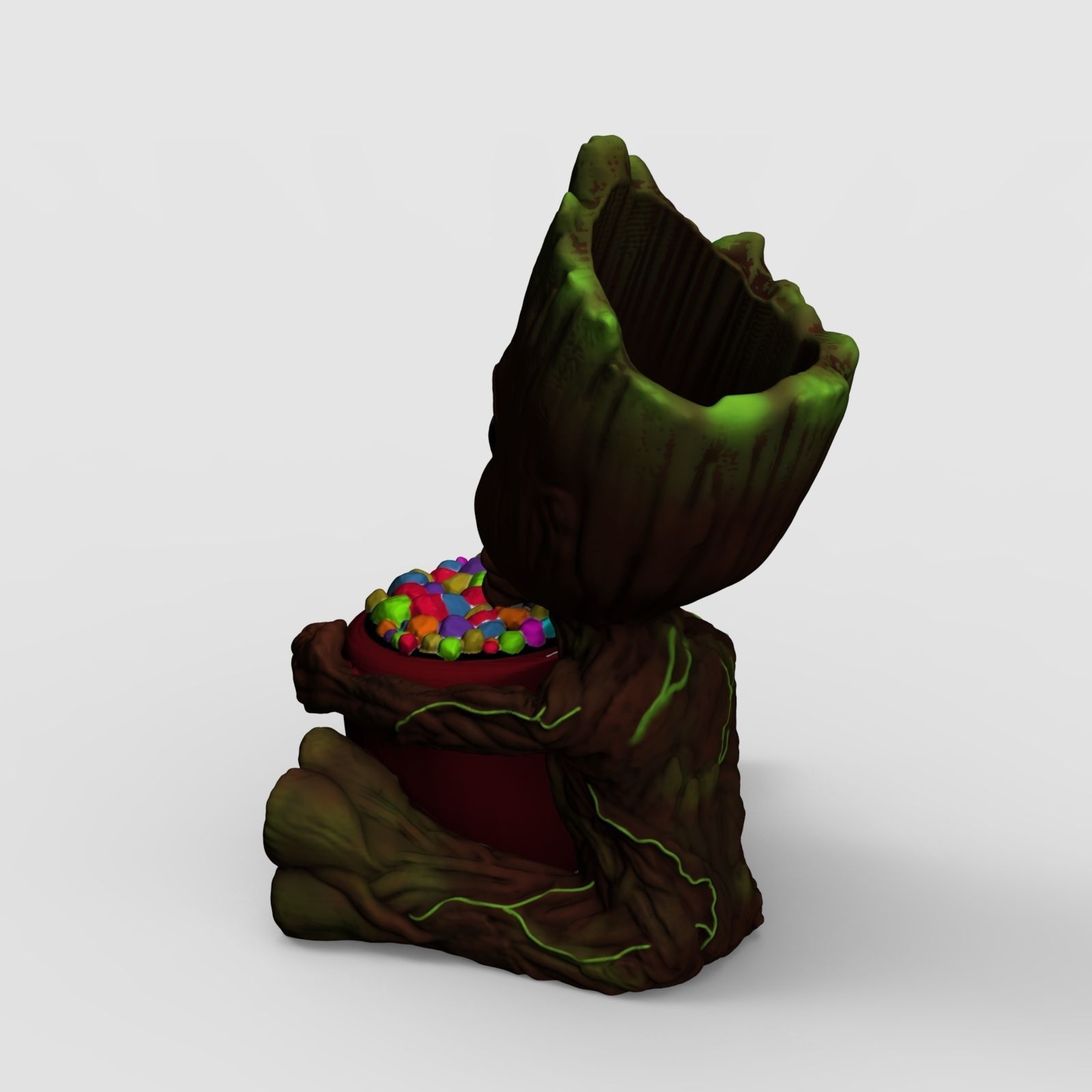 Sweet Groot Candy Planter - 3D Printable File 3D model 3D printable ...