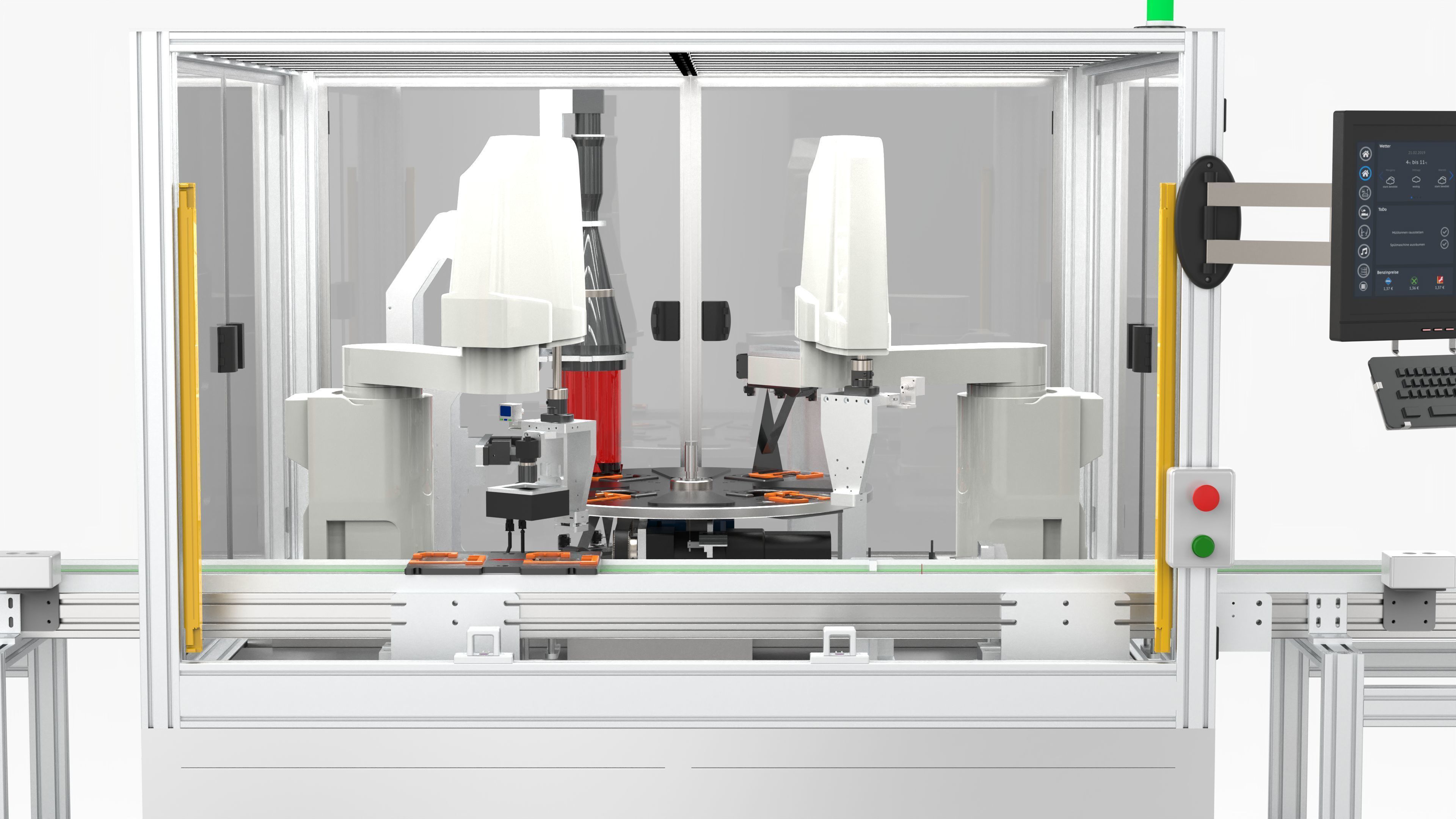 Automatic Mobile Phone Battery Testing Machine 3D model | CGTrader