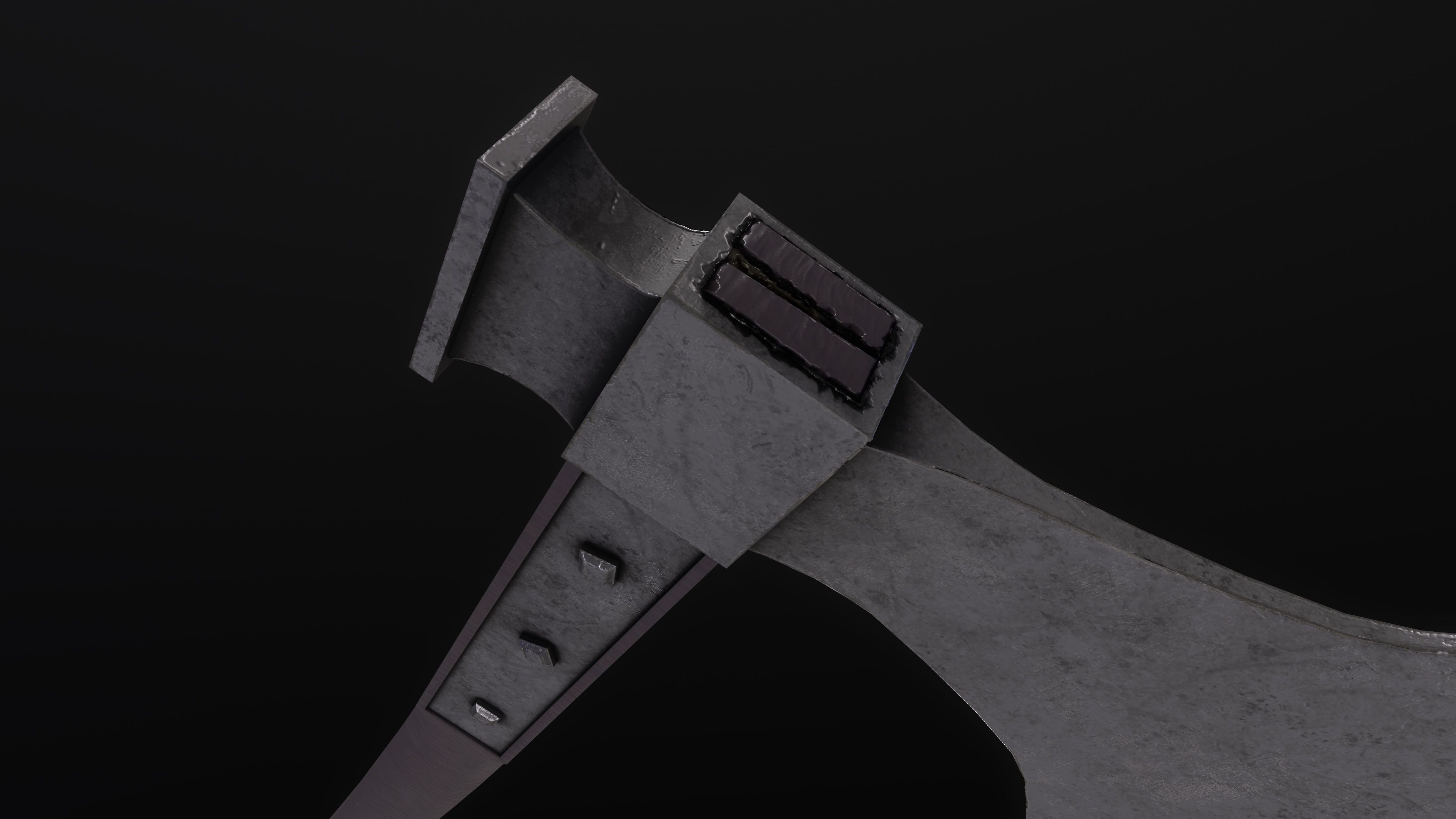 3D model Axe of Giovanni Battista Bugatti - Papal Executioner VR / AR ...