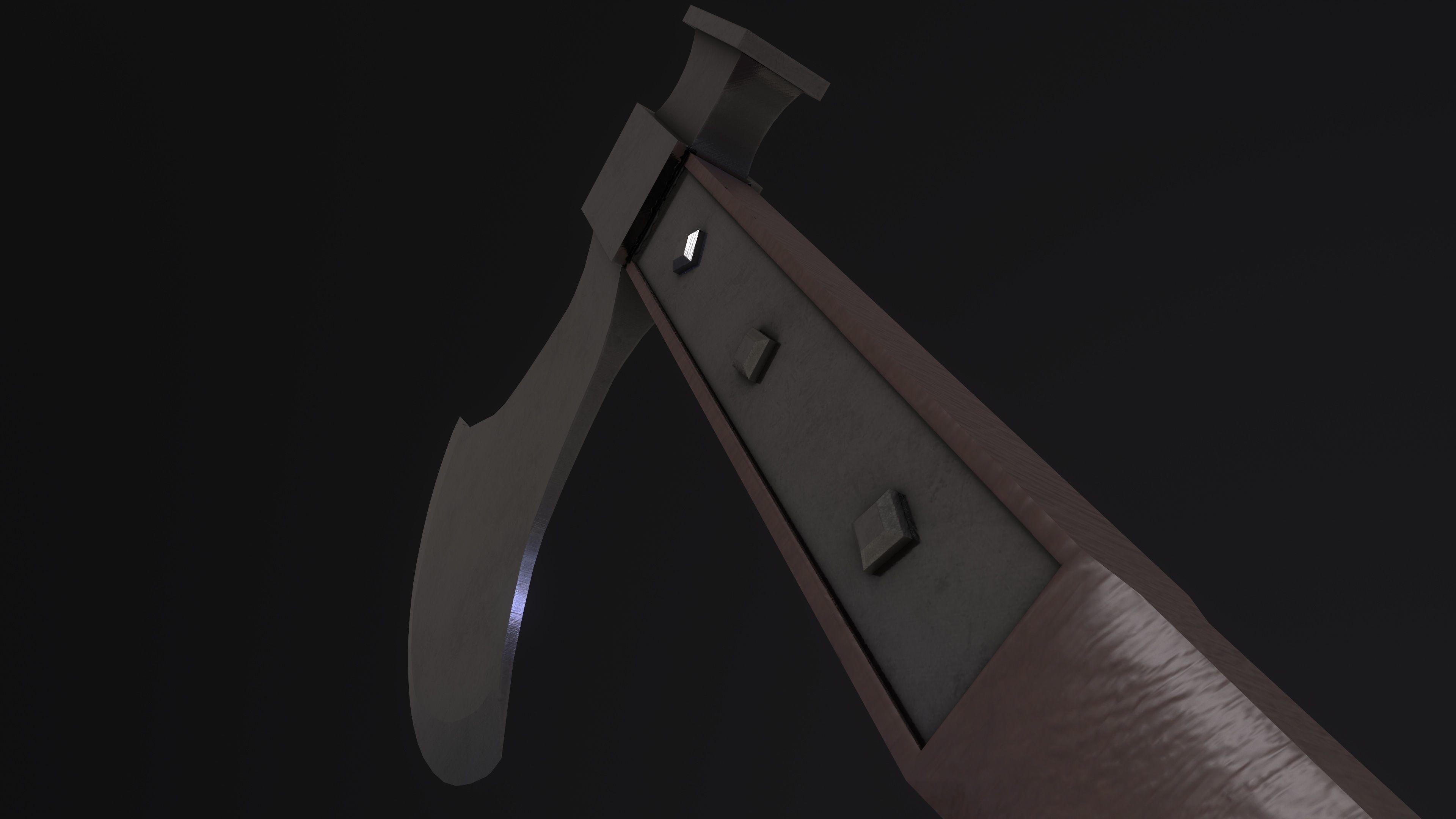 3D model Axe of Giovanni Battista Bugatti - Papal Executioner VR / AR ...