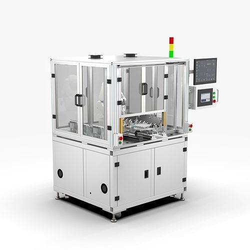Automatic Magnet Heat Holding Assembly Machine 3D model | CGTrader