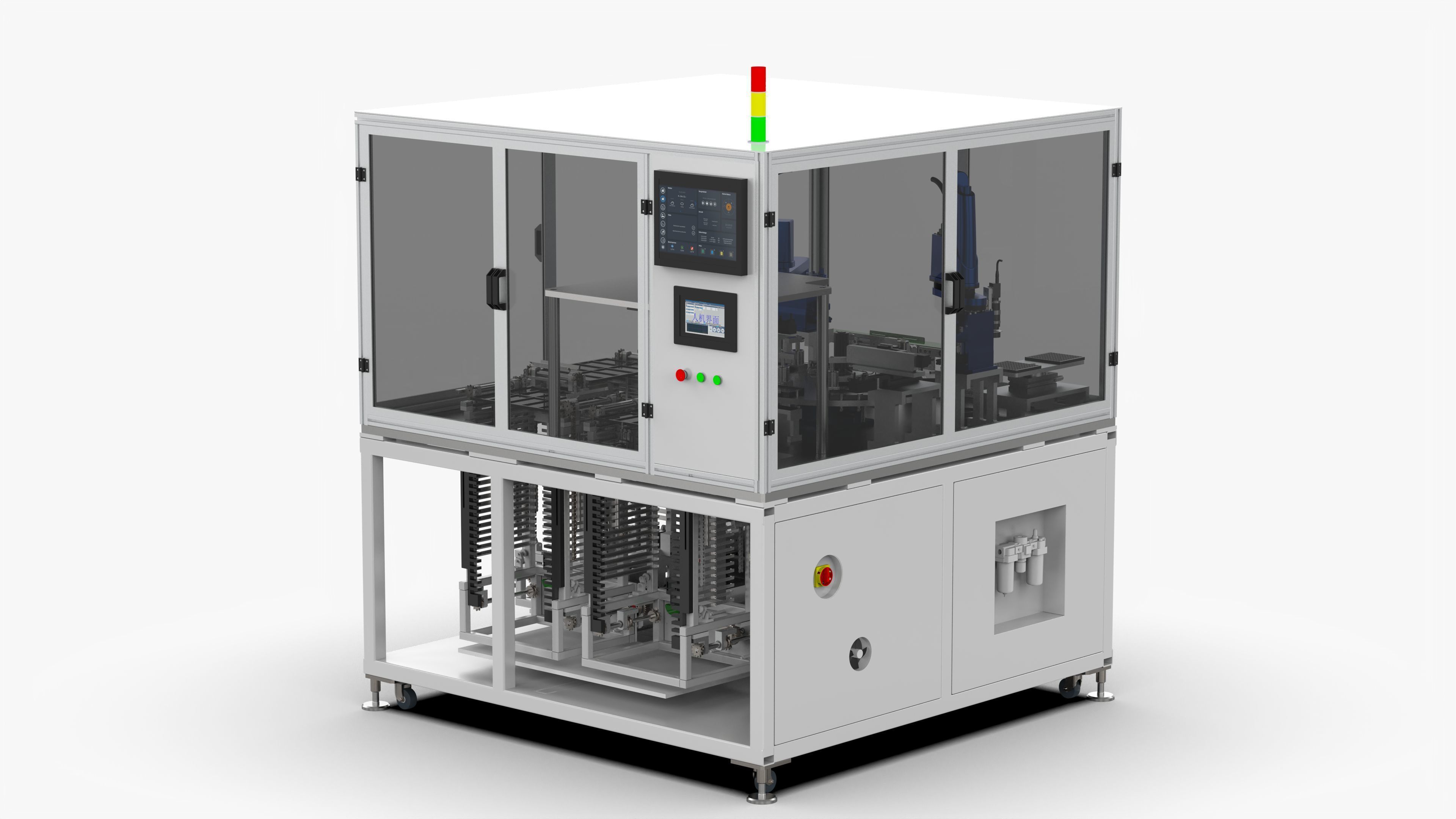 Automatic Mobile Phone LED Assembly Dispensing Testing Equipment 3D ...
